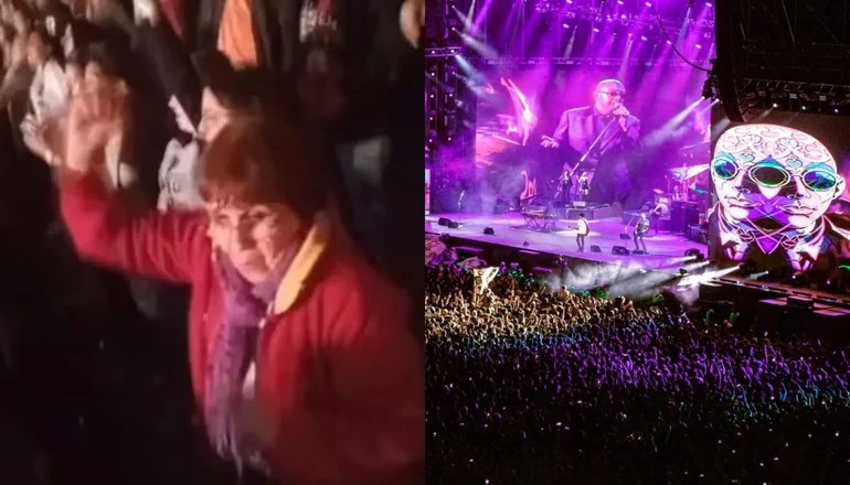 Furor en TikTok por el video de la «abuela ricotera» en el recital de ...